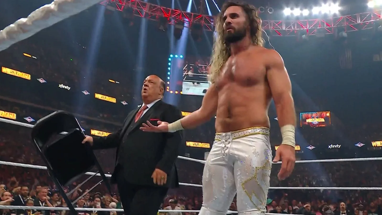 WWE legend baffled as fans cheer and sing for Seth Rollins despite ...