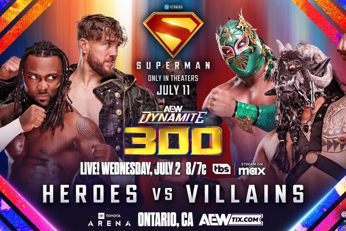 Tony Khan announces AEW Heroes vs Villains showdown for Dynamite 300 in ...